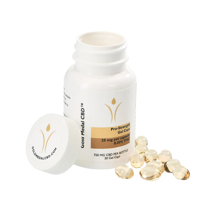 Pro Strength CBD Gel Caps – Gold Medal CBD